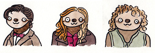 Artist Draws 101 Fictional Characters as Sloths | The Mary Sue