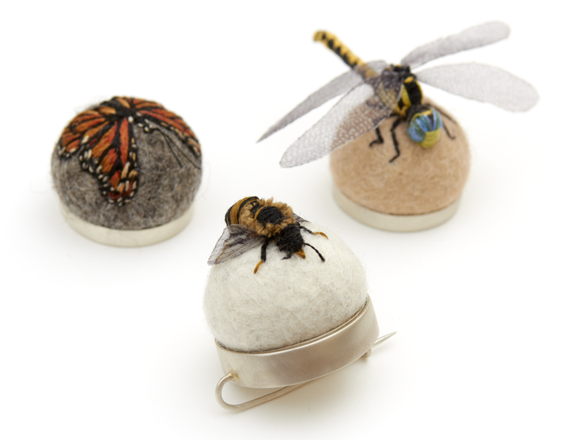 Three Dimensional Embroidered Bugs | The Mary Sue