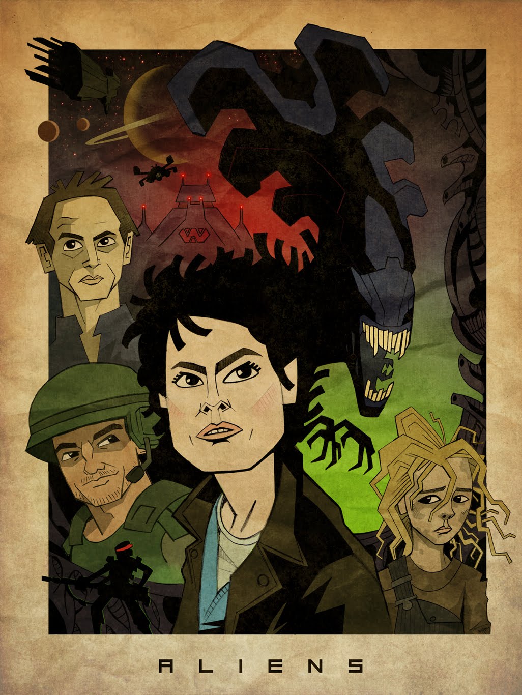 Aliens Poster Fanart | The Mary Sue