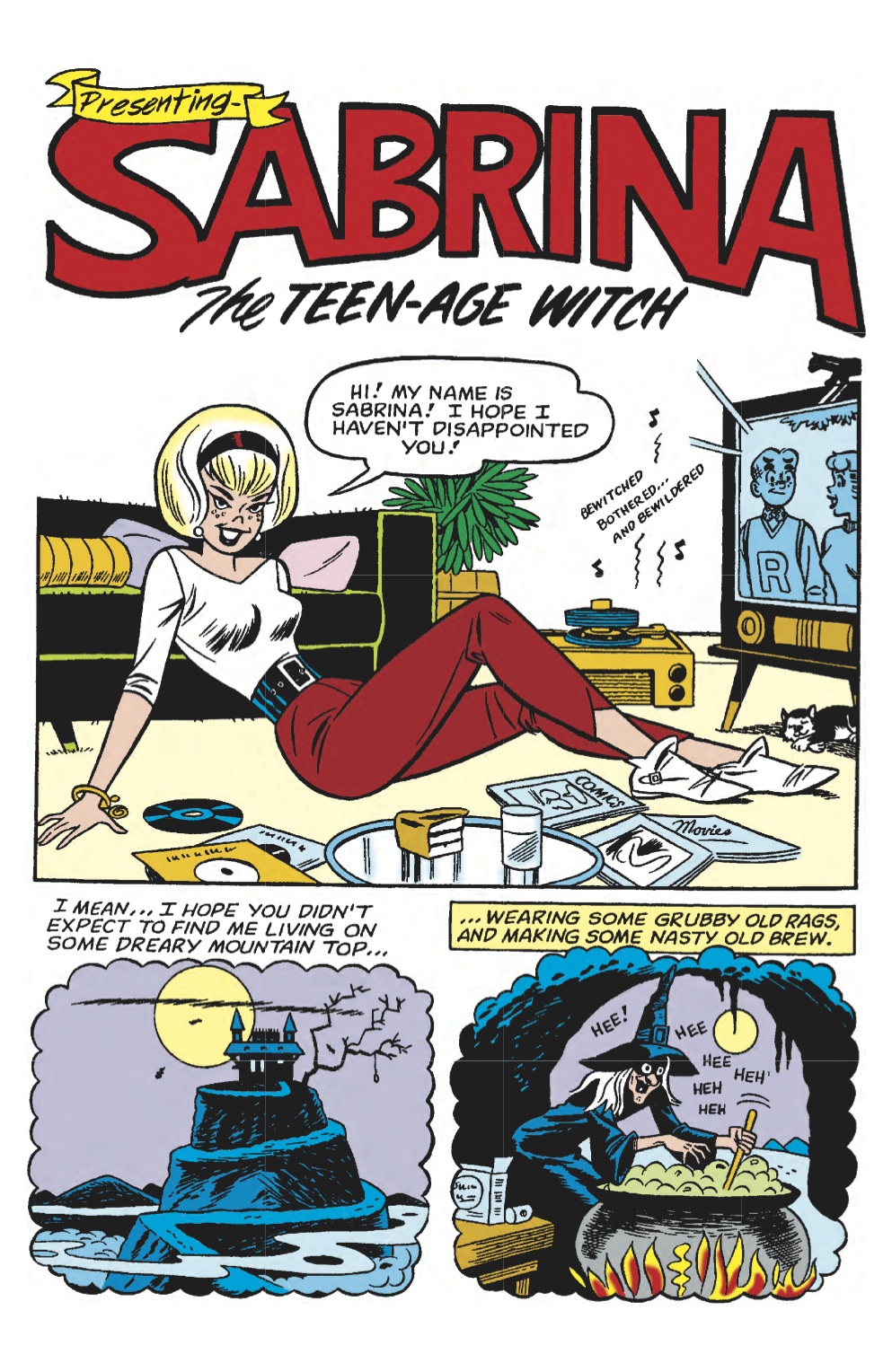 A Sneak Peek at the Sabrina the Teenage Witch 50th Anniversary Comic ...