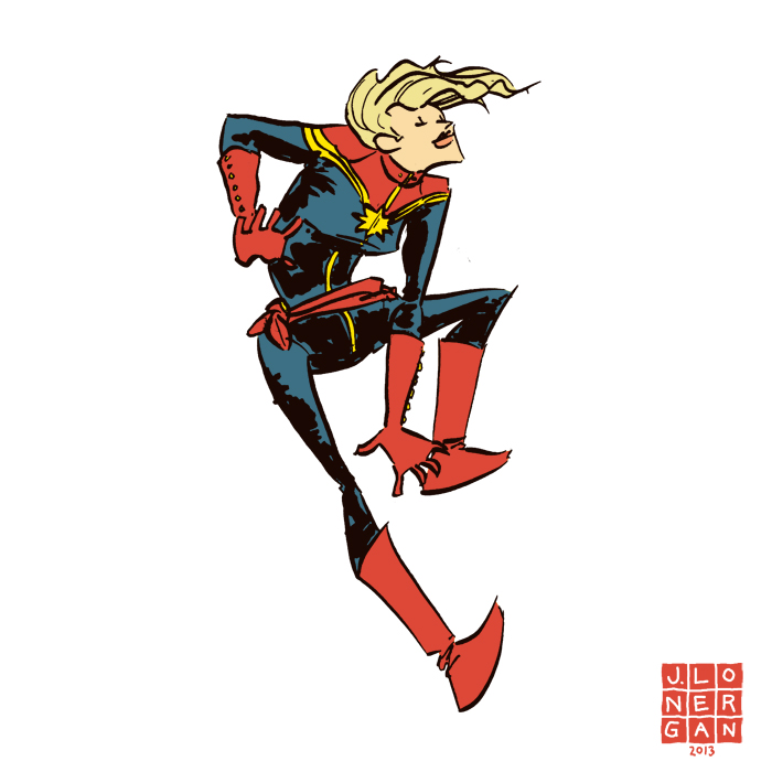 Dancing Superhero Drawings | The Mary Sue