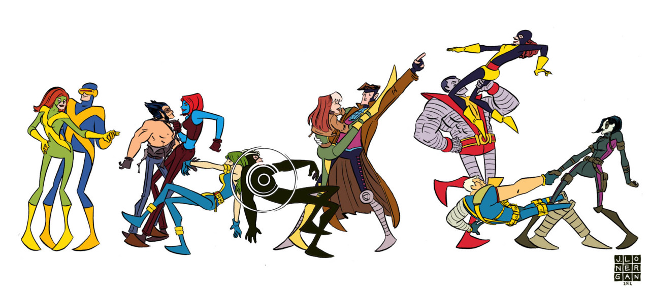 Dancing Superhero Drawings | The Mary Sue