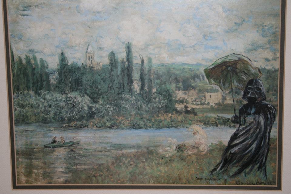 Artist Adds Star Wars to Second-Hand Paintings, Imagines a Thrift Store ...