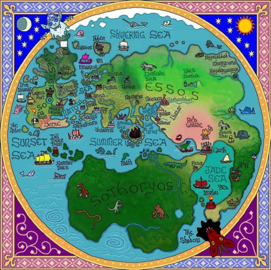 Massively Detailed Game Of Thrones Map Of Westeros | The Mary Sue