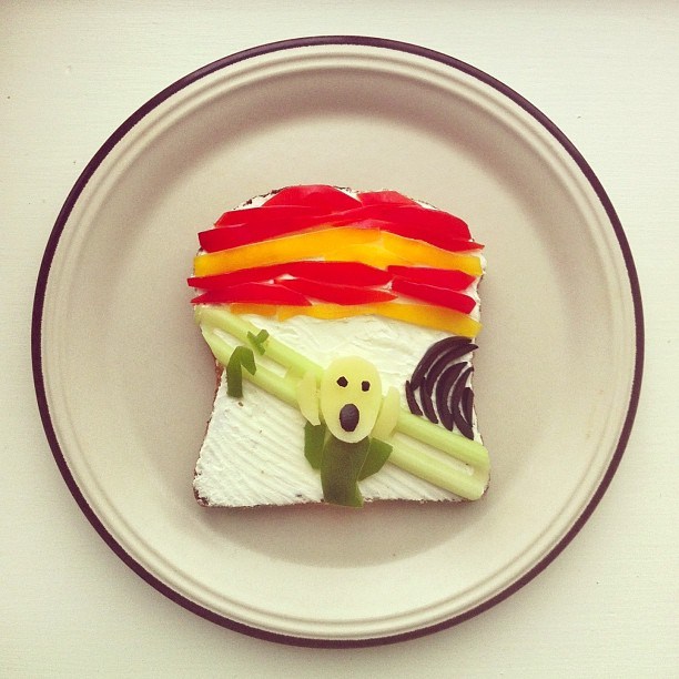 Famous Paintings Recreated on Toast | The Mary Sue
