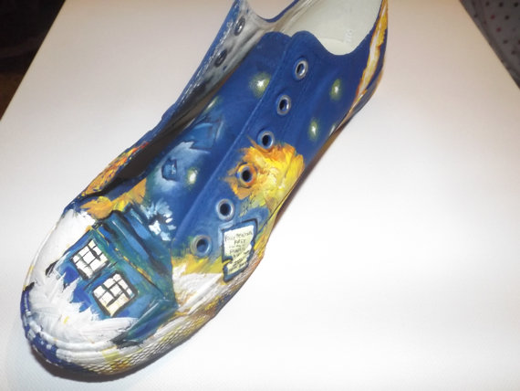 FanX Hand-Painted Geek Shoes | The Mary Sue