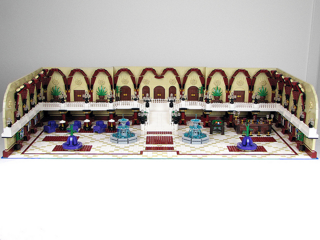 Super Green Fifth Element LEGO Model Recreates Fhloston Paradise | The ...