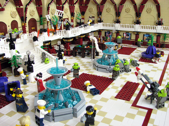 Super Green Fifth Element LEGO Model Recreates Fhloston Paradise | The ...