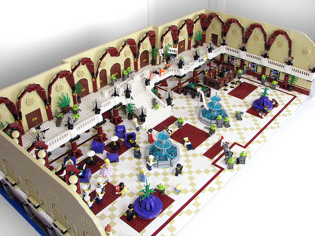 Super Green Fifth Element LEGO Model Recreates Fhloston Paradise | The ...