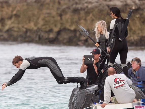 Mags And Finnick Catching Fire