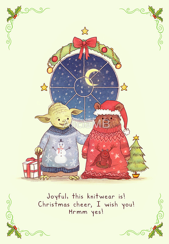 Celebrate Christmas the Geeky Way with These Cute Cards | The Mary Sue