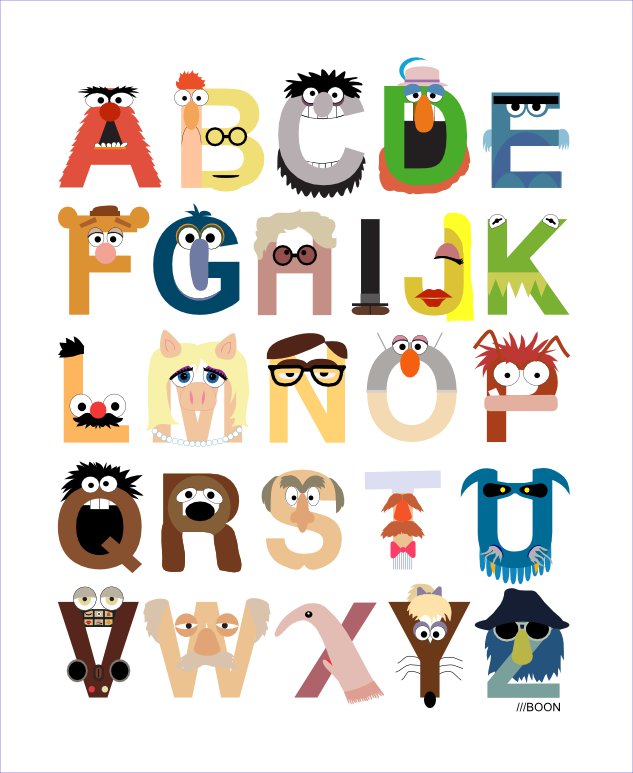 Check out These Amazing Muppet and Sesame Street Alphabets | The Mary Sue