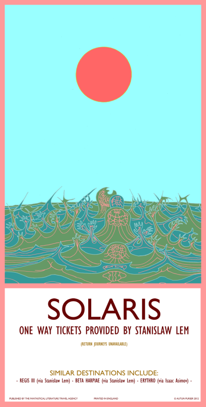 Classic Sci-Fi Books Travel Posters | The Mary Sue