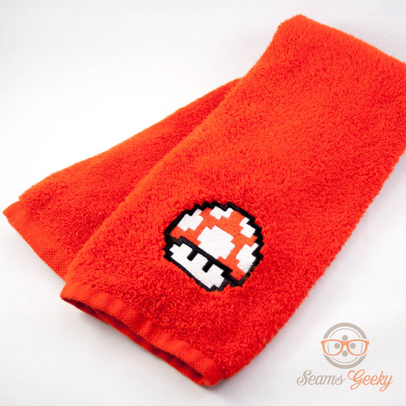 Geeky Embroidered Hand Towels | The Mary Sue