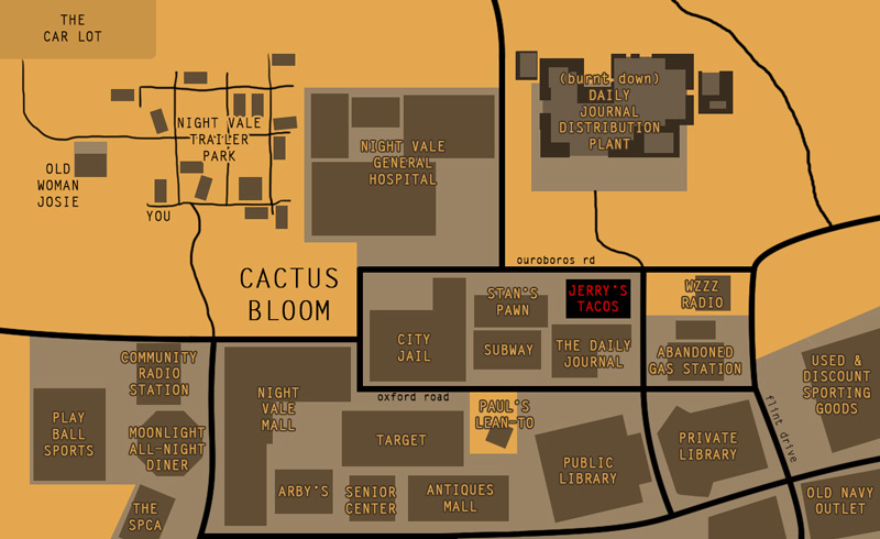 Welcome to Night Vale City Maps | The Mary Sue