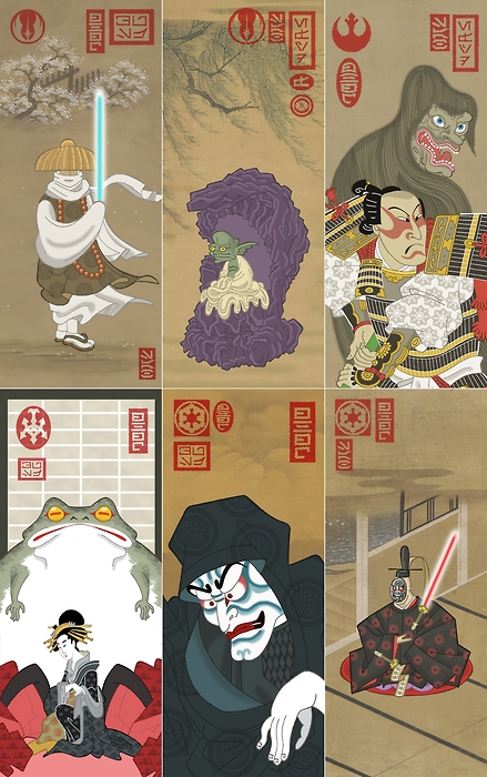 Star Wars - Japanese Art - Steve Bialik | The Mary Sue