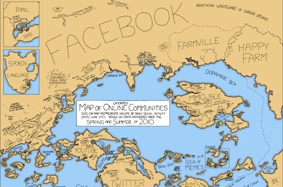 xkcd’s Updated Map of Online Communities | The Mary Sue