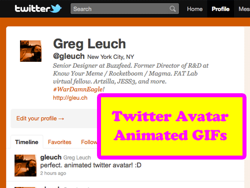 Animated Twitter Avatar - Animated Twitter Icon | The Mary Sue