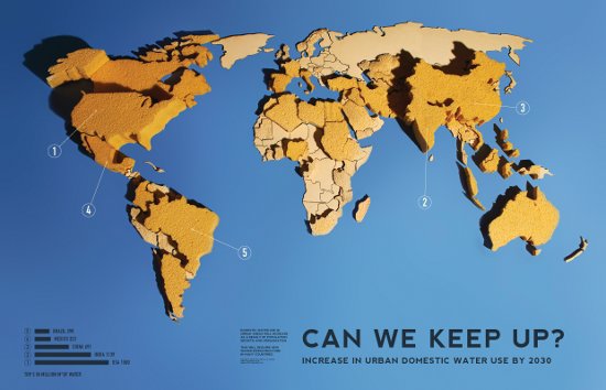Sponge Map Shows Human Water Consumption in 2030 | The Mary Sue