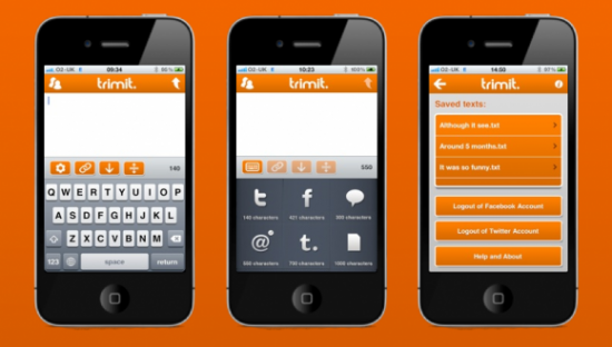 Trimit iPhone App Compresses Text For Social Networking | The Mary Sue