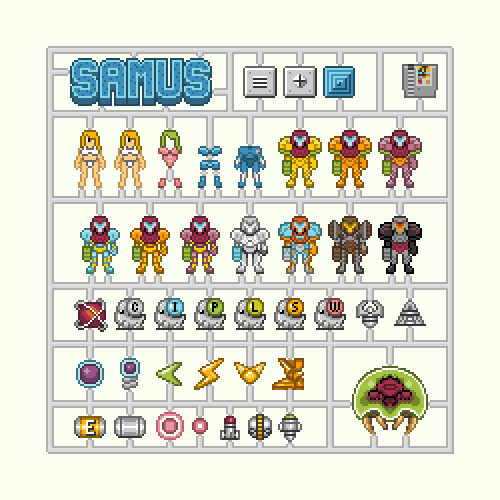 8-Bit Video Game Character Model Sets | The Mary Sue