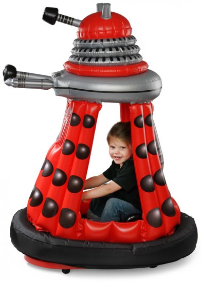Awesome Motorized Inflatable Dalek is a Geek Child's Delight | The Mary Sue