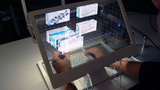 See-Through 3D Desktop Makes Your Monitor A Cyberspace Box | The Mary Sue
