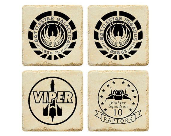 Set Your Beverage Of Choice Down On These Geek Coasters | The Mary Sue
