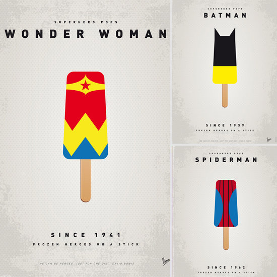 Superhero Popsicle Prints By Vincent Vermeil | The Mary Sue