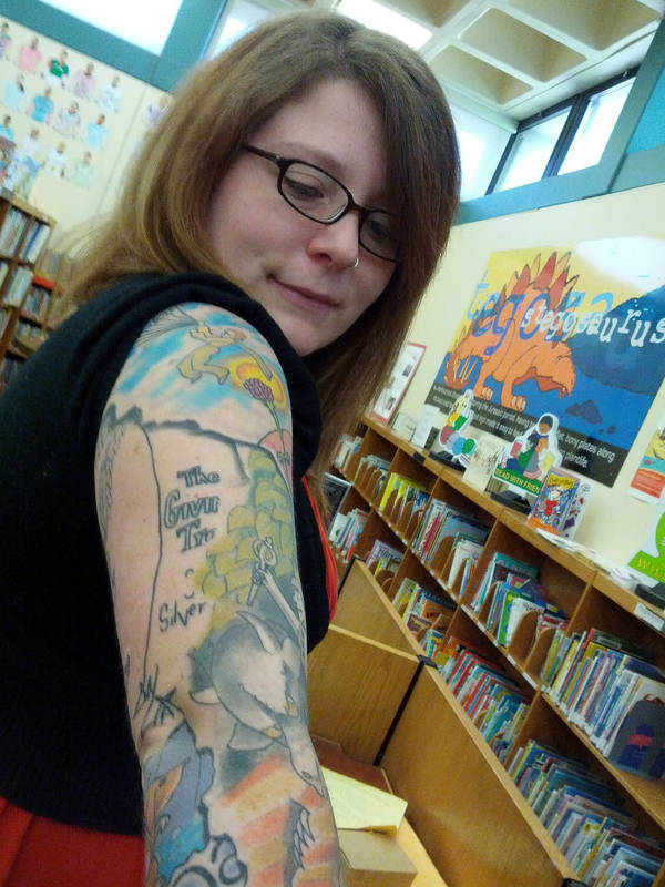 This Librarian's Literature-Inspired Tattoo is a Thing to Behold | The ...