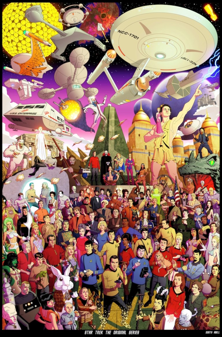 All of Star Trek: The Original Series in One Epic Poster | The Mary Sue