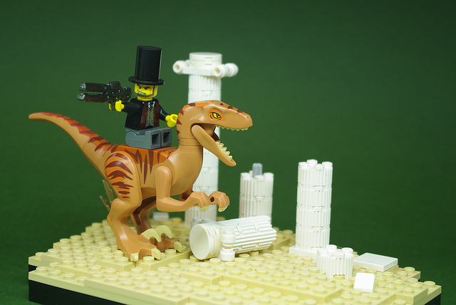 President Lincoln Riding A Velociraptor | The Mary Sue