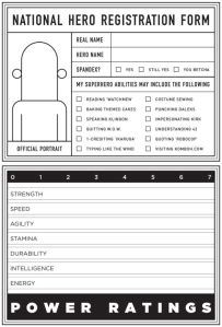 Keep Track of Your Secret Identity, Powers, and Abilities With This ...