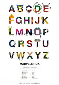 Marvel Characters Typography | The Mary Sue