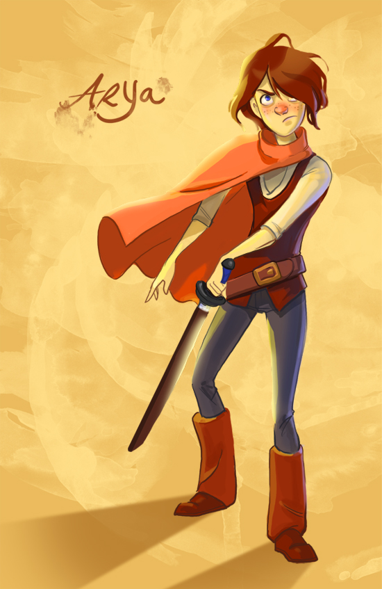 Game of Thrones' Arya in the Style of 1960s Disney Animation | The Mary Sue