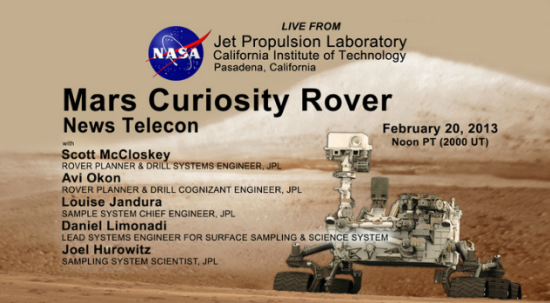 NASA Curiosity Rover Teleconference Live Stream | The Mary Sue