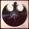 Be A Rebel With Star Wars Clocks Made Out Of Records | The Mary Sue