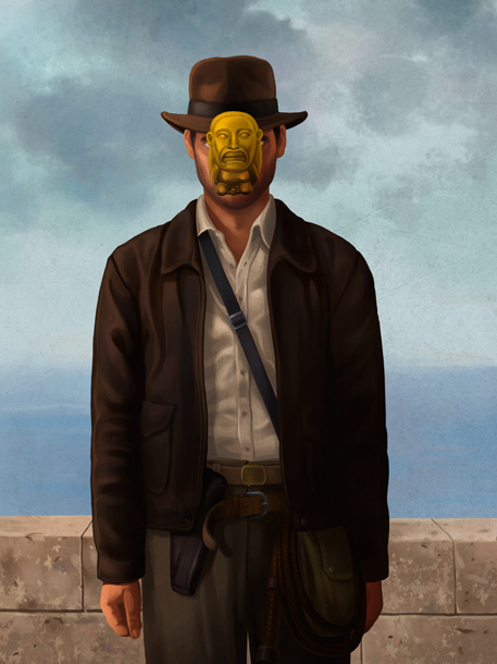René Magritte’s The Son of Man With Pop Culture Characters | The Mary Sue