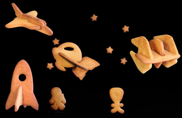 Spaceship Cookie Cutters Make 3D Cookies | The Mary Sue