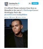 The Hunger Games: Mockingjay Casts Evan Ross As Messalla | The Mary Sue