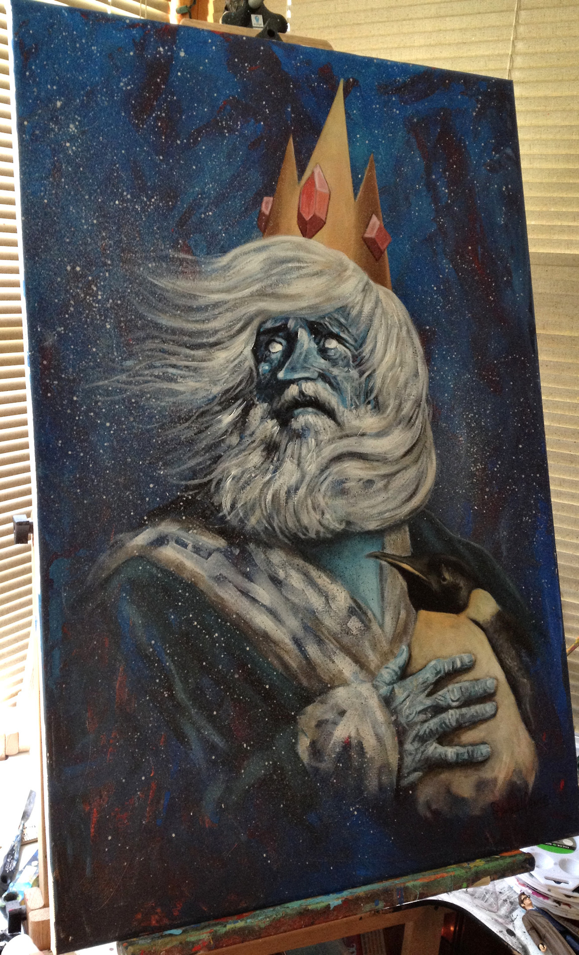 Adventure Time Ice King Portrait By James Hance | The Mary Sue