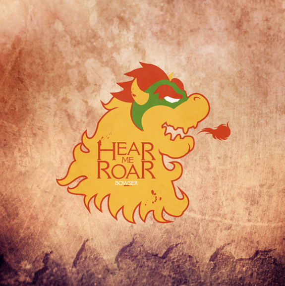 Classic Cartoon/Video Game Characters As Game of Thrones Houses | The ...