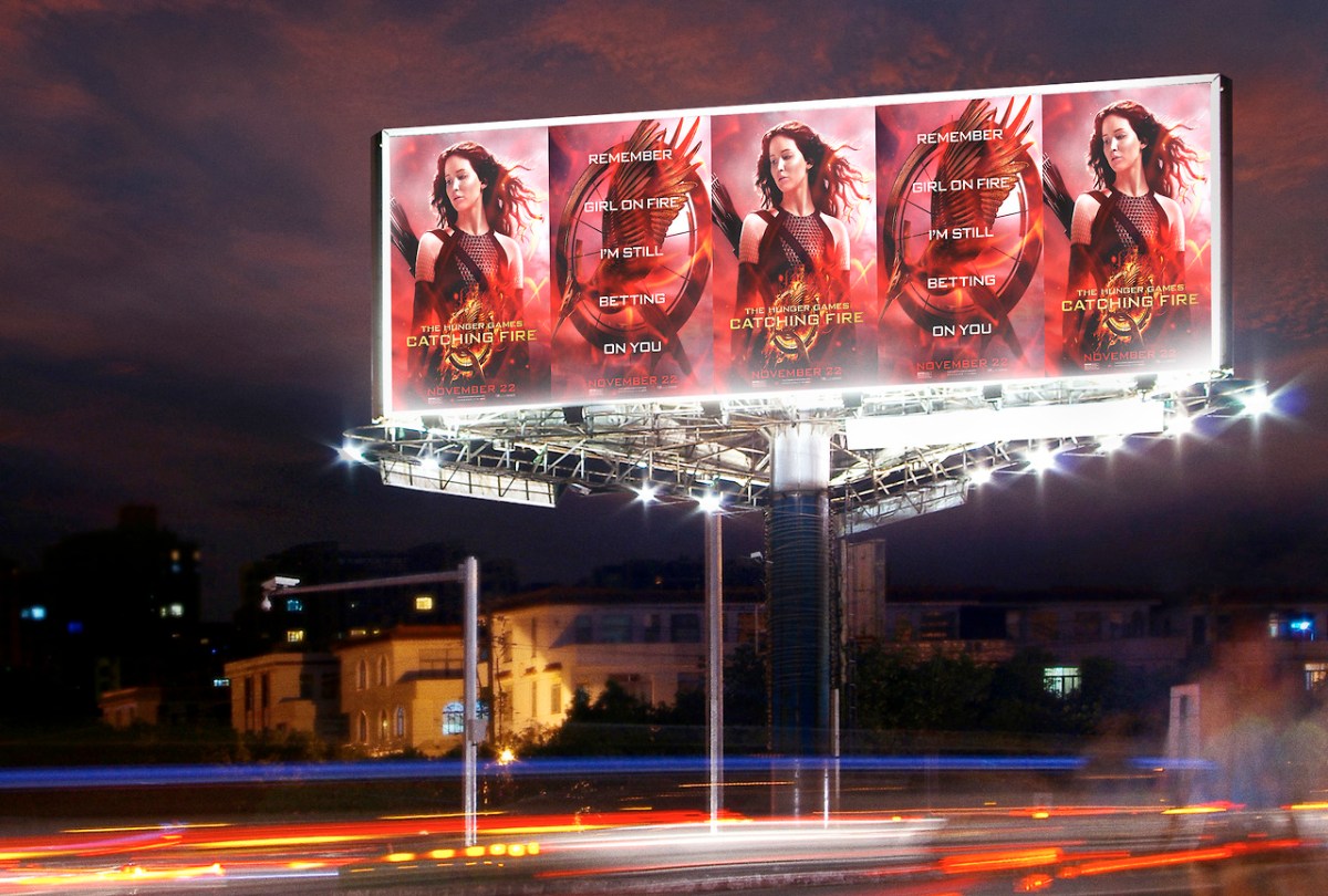 New The Hunger Games: Catching Fire Billboard Poster | The Mary Sue