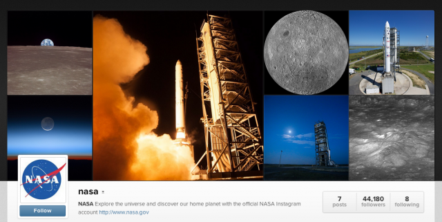 NASA Instagram account launched | The Mary Sue