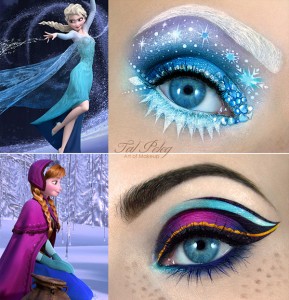 Things We Saw Today: Frozen Eye-Makeup | The Mary Sue