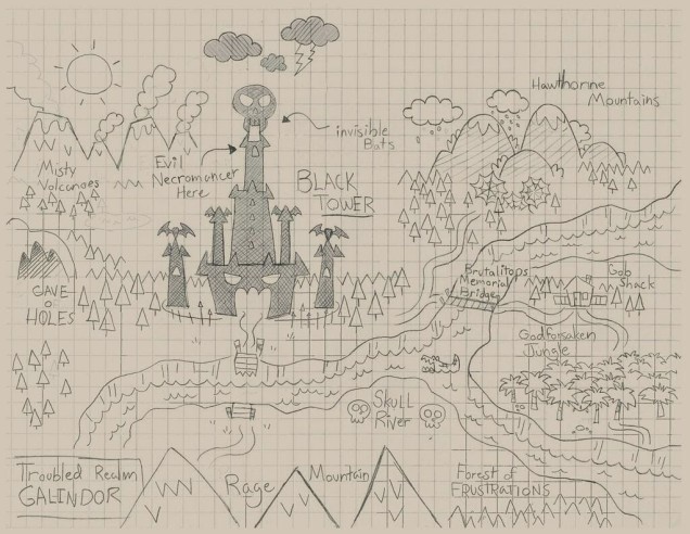 Things We Saw Today: The D&D Map From This Week's Episode of Community ...