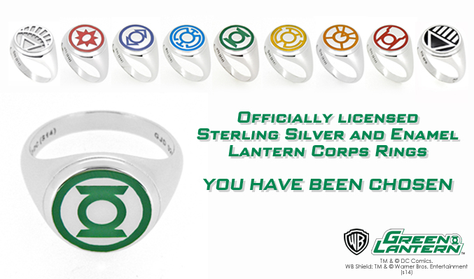 Officially Licensed DC Comics Green Lantern Rings | The Mary Sue