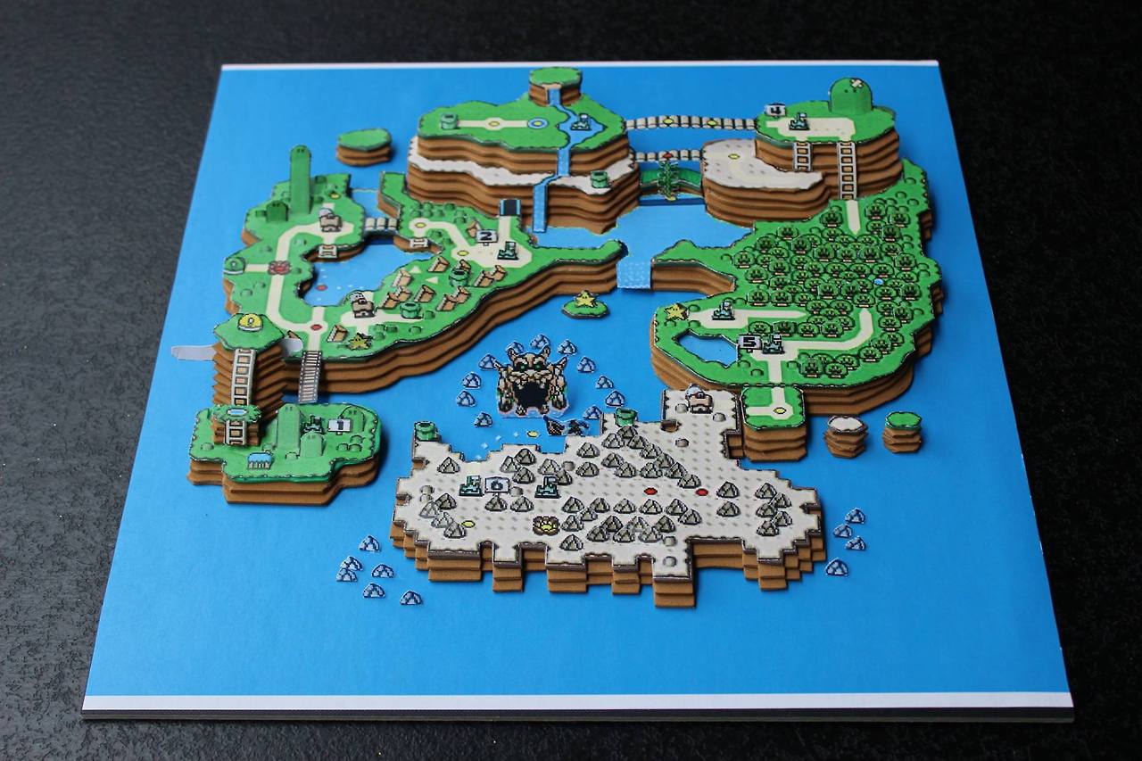 Paper Video Game Dioramas | The Mary Sue