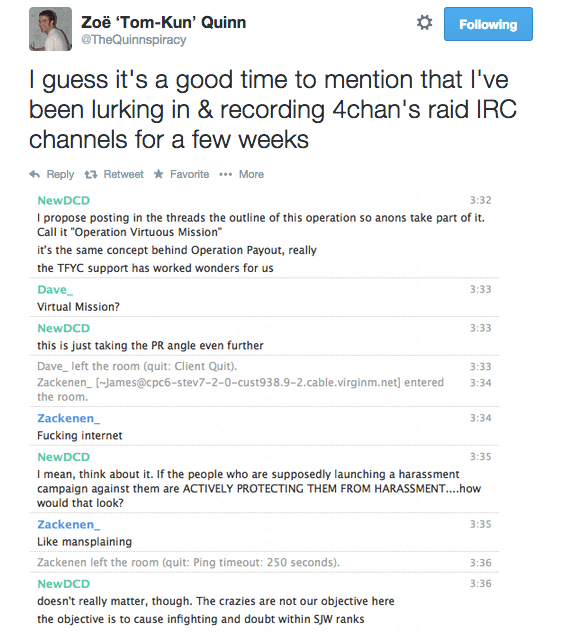 4Chan #Gamergate Chat Logs Released, Tarnishing The Movement | The Mary Sue