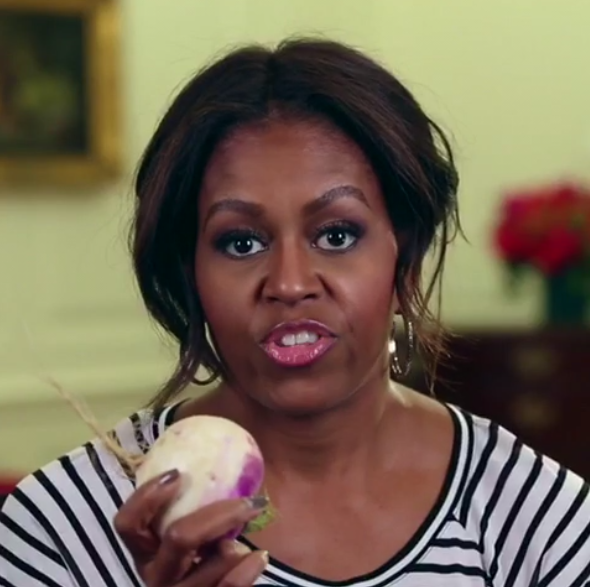 Girl Very Excited Meet Hillary Clinton Michelle Obama Turnip | The Mary Sue